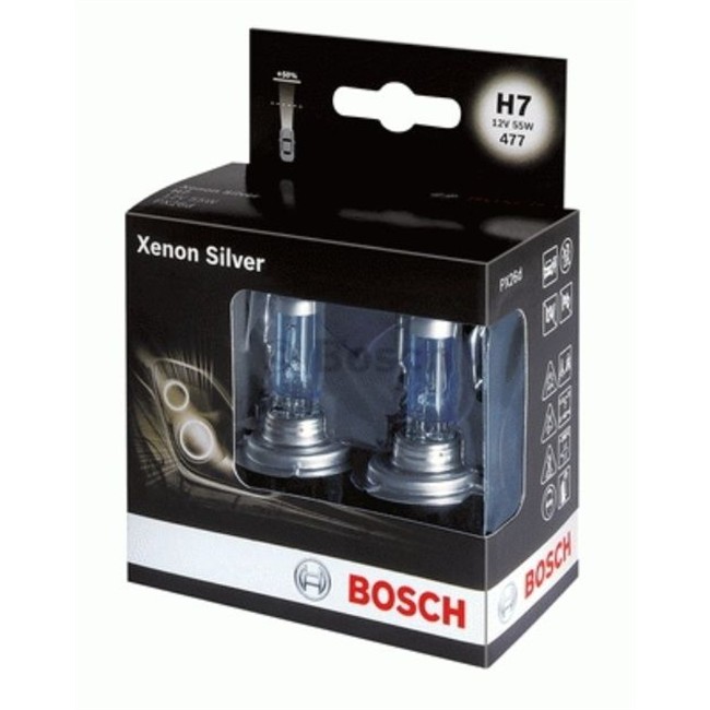 2 Ampoules BOSCH H7 Xenon Silver 12 V : Norauto.fr