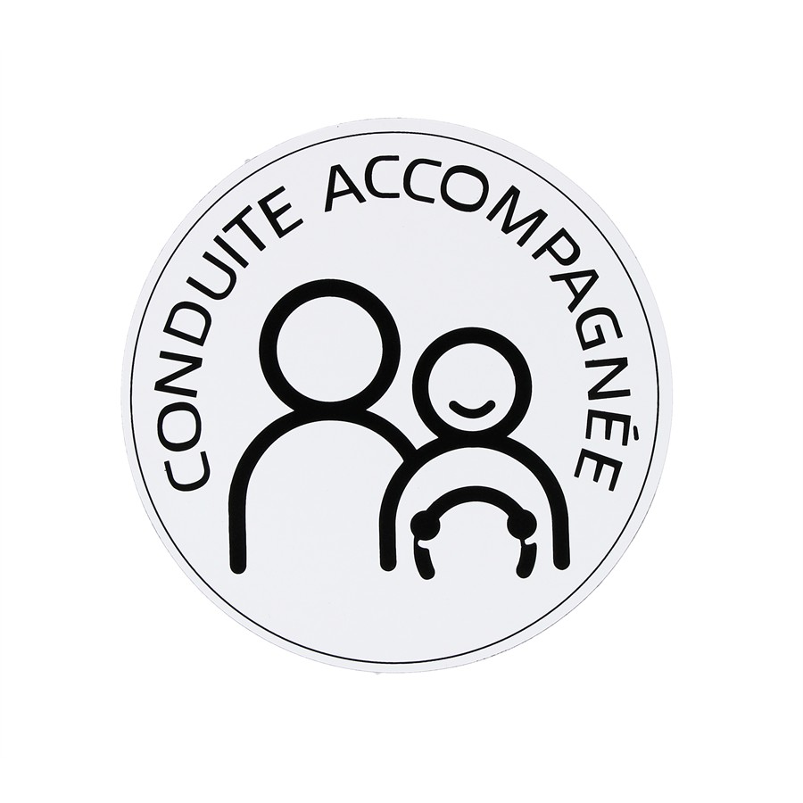 1 disque conduite accompagnée Ø 15 cm adhésif : Norauto.fr 1 disque conduite accompagnée Ø 15 cm adhésif : Norauto.fr