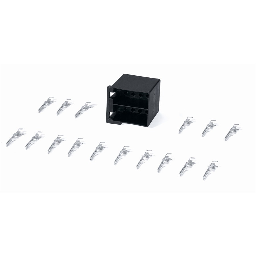 Connecteur autoradio ISO femelle 16 pôles en kit PHONOCAR : Norauto.fr