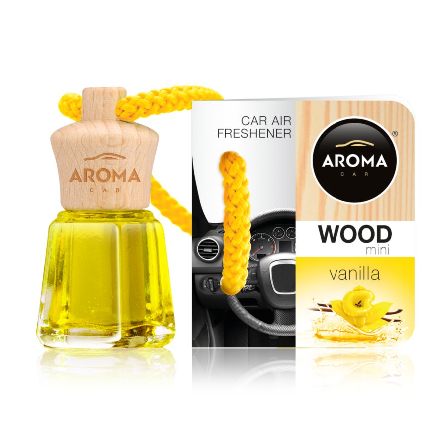 Désodorisant voiture AROMA Wood bottle senteur Vanille 4ml : Norauto.fr