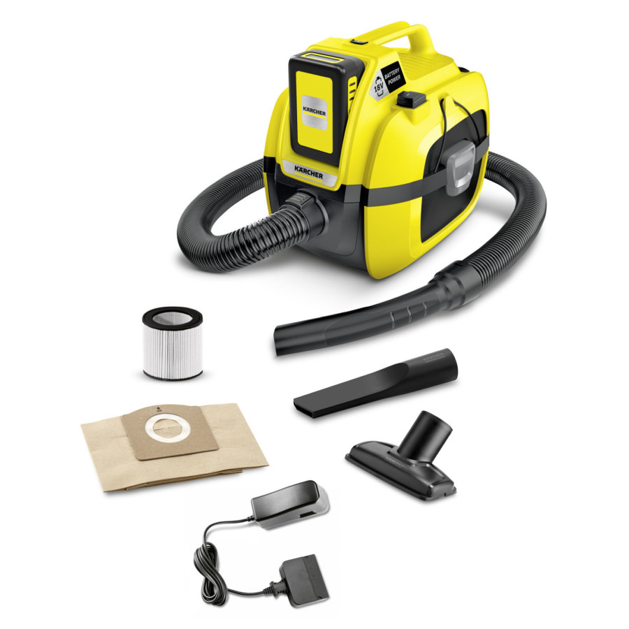 Aspirateur eau et poussière WD 1 Compact sans fil KARCHER : Norauto.fr