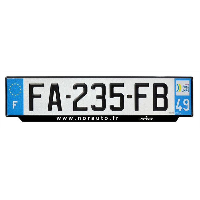 Prix Plaque Immatriculation Norauto