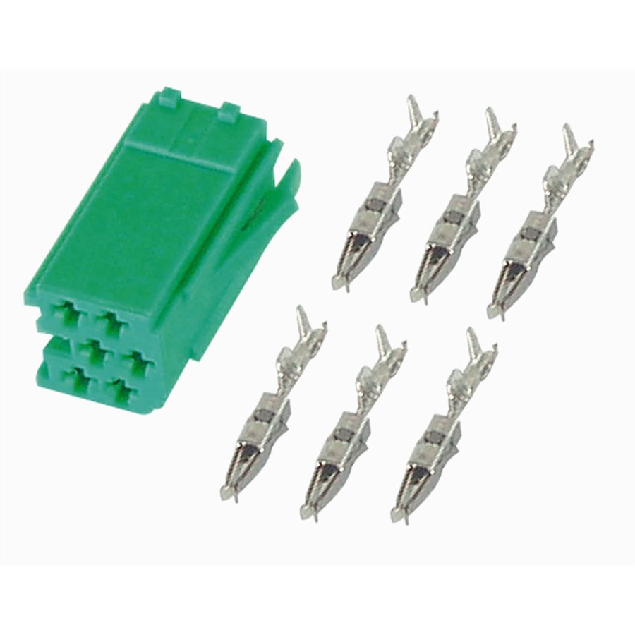 Connecteur MINI-ISO vert PHONOCAR : Norauto.fr