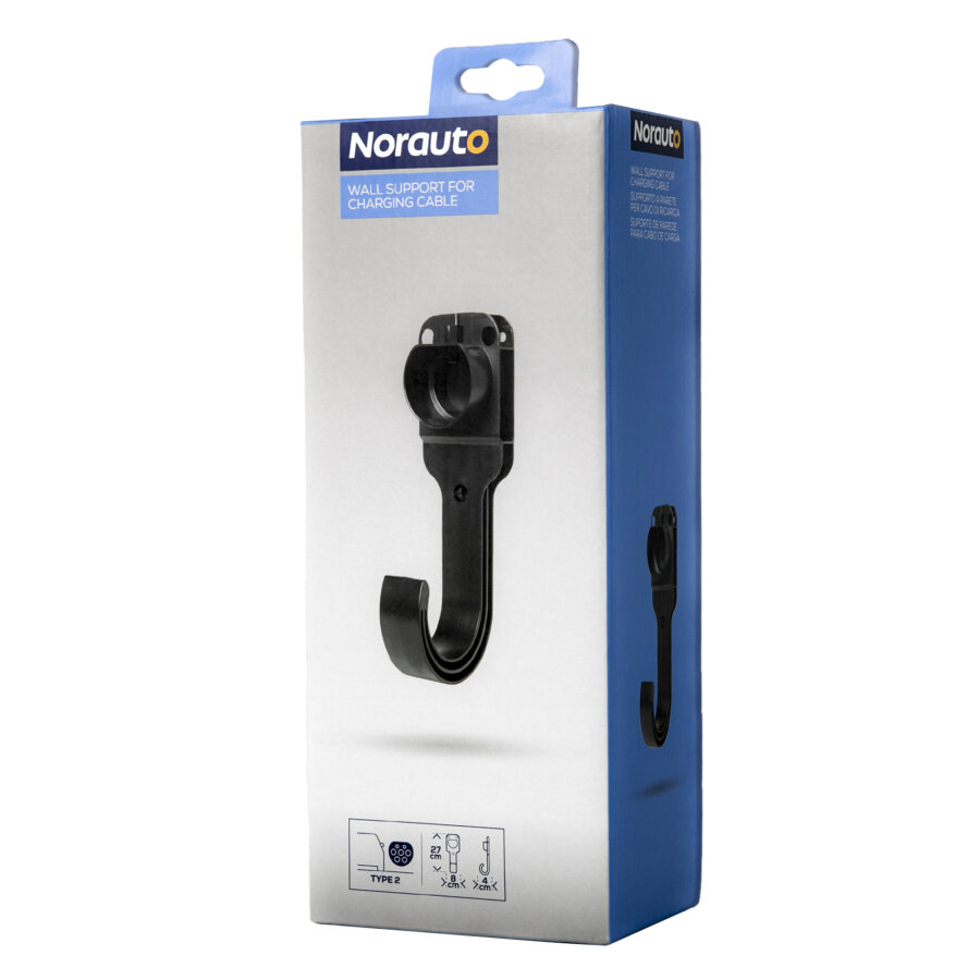 Support mural de câble de recharge Type 2 NORAUTO : Norauto.fr