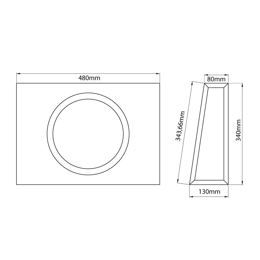 Caisson actif plat MTX RTF10P : Norauto.fr