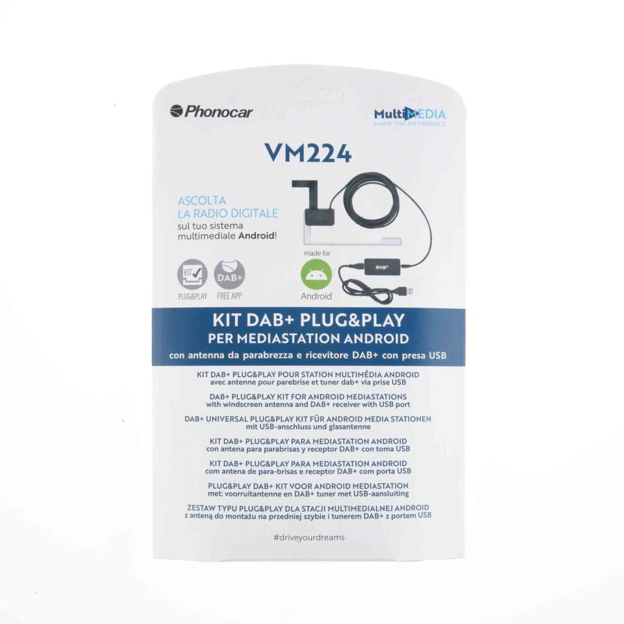 Kit radio DAB + Android avec système Plug&Play PHONOCAR REF. VM224 : Norauto.fr