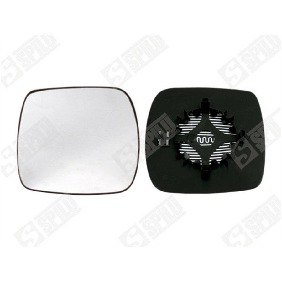 Glace de rétroviseur grand angle dégivrant côté conducteur ou passager ...